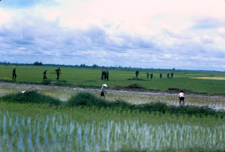 Patrolling-the-rice-paddy – CherriesWriter – Vietnam War website