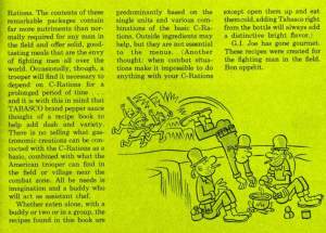 Vietnam C-Ration Cook Book – CherriesWriter – Vietnam War website